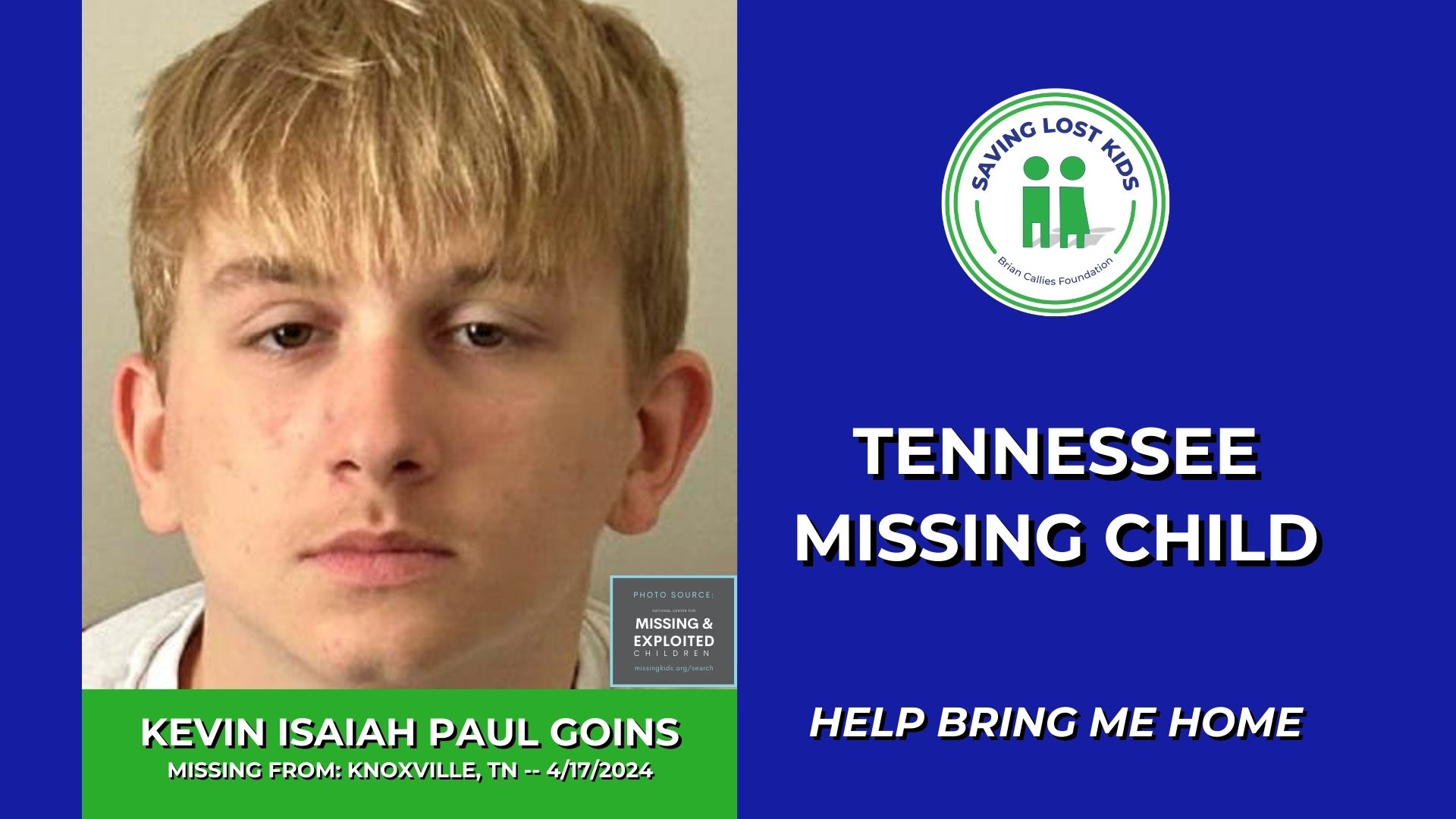 Kevin Goins | Saving Lost Kids